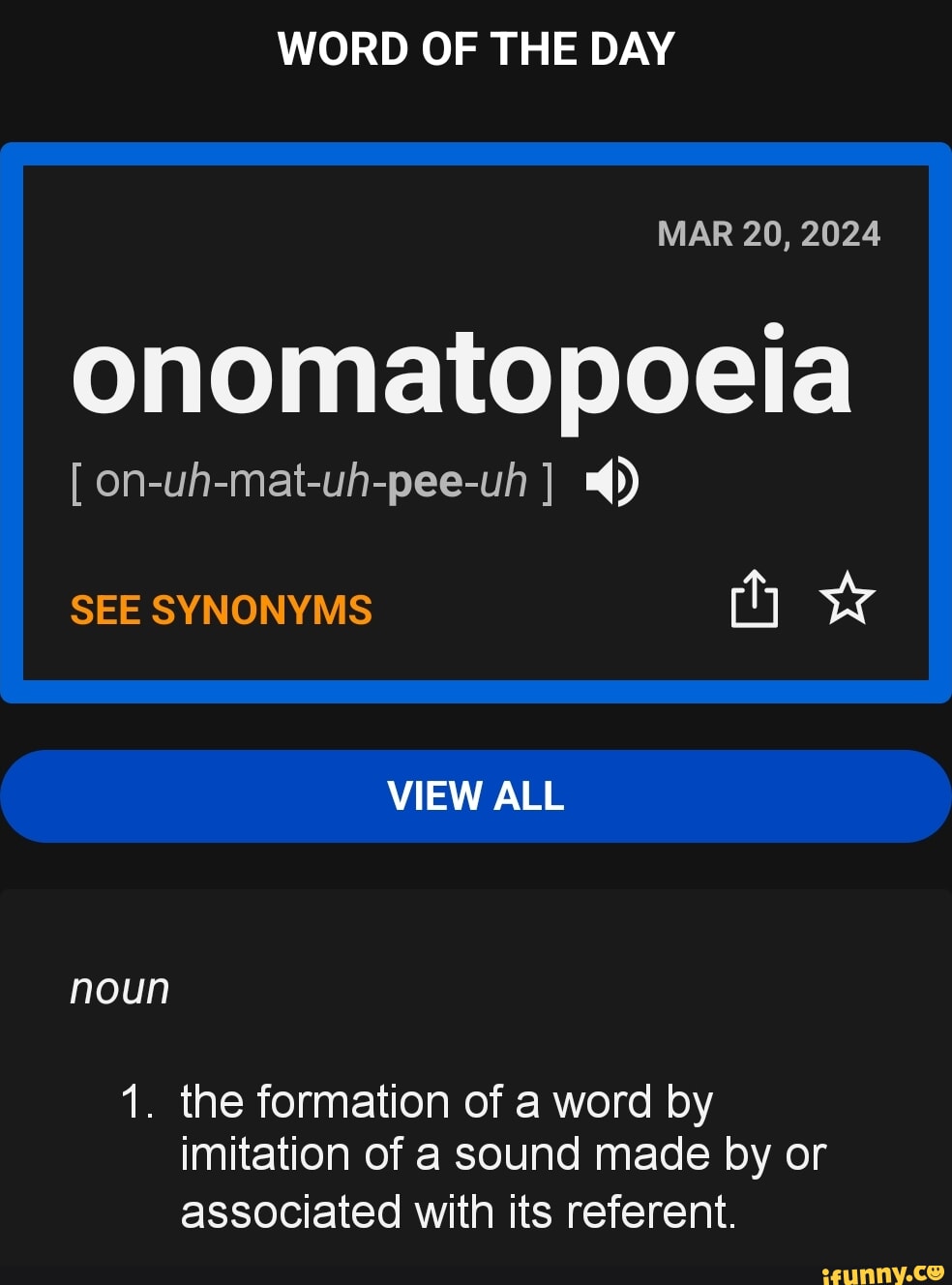 Onomatopoeia memes. Best Collection of funny Onomatopoeia pictures on ...