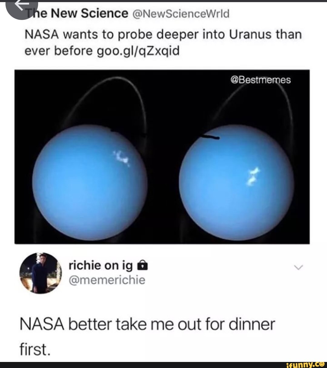 E New Science (g‘NeWSCicnchI'ld NASA wants to probe deeper into Uranus ...