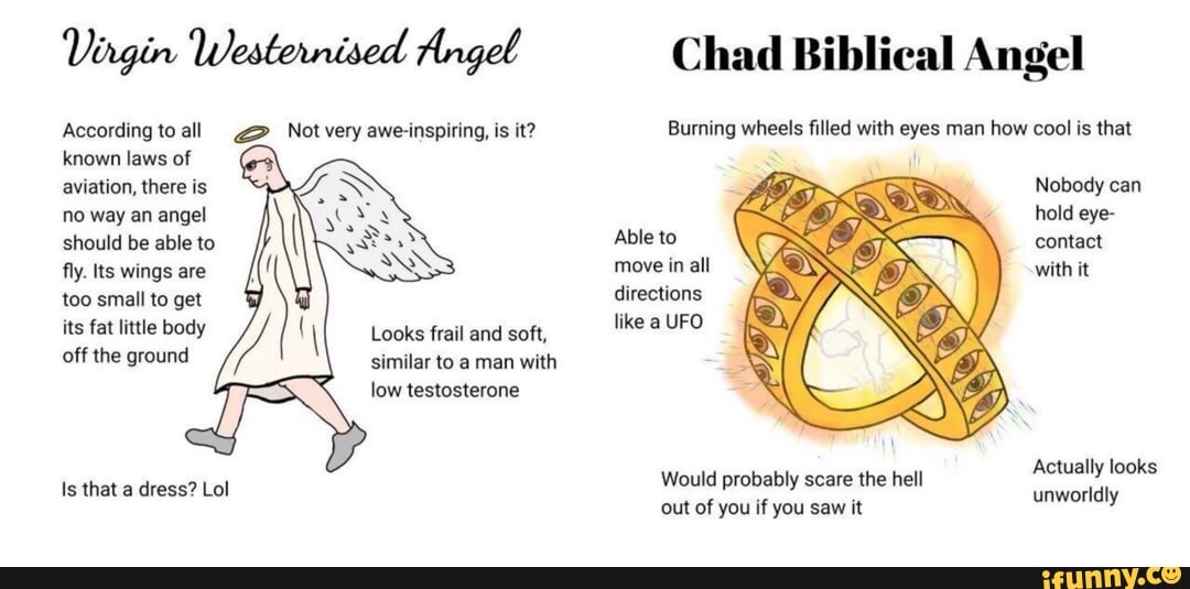 Virgin Westernised Angel According to all Not very awe-inspiring, is it ...