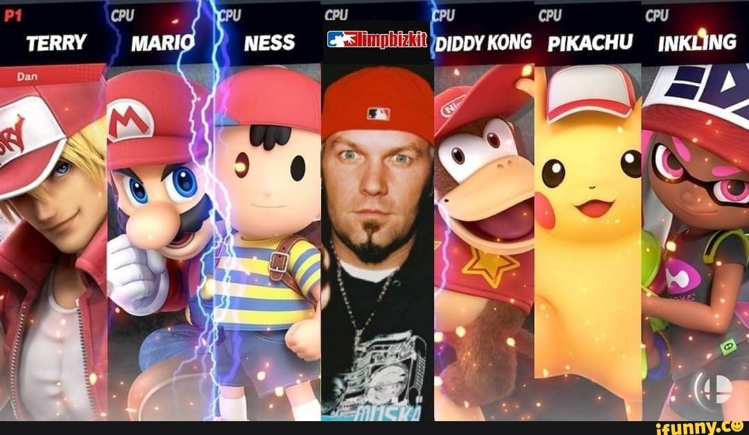 Ii DIDDY KONG PIKACHU INKLING - iFunny