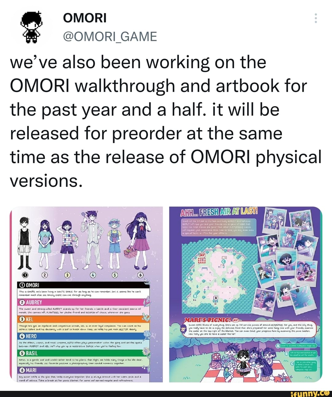 OMORI @OMORI_GAME we've also been working on the OMORI walkthrough and ...