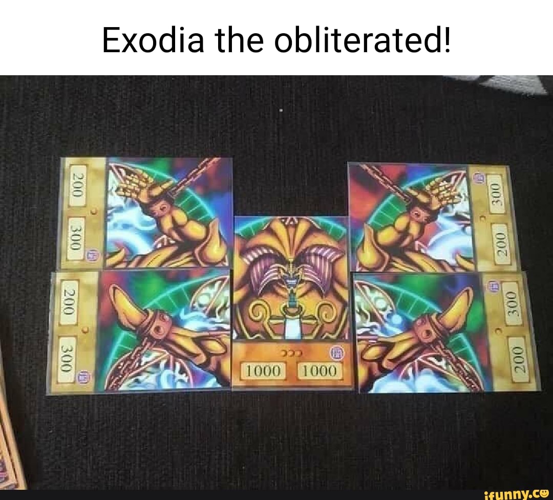 Exodia memes. Best Collection of funny Exodia pictures on iFunny