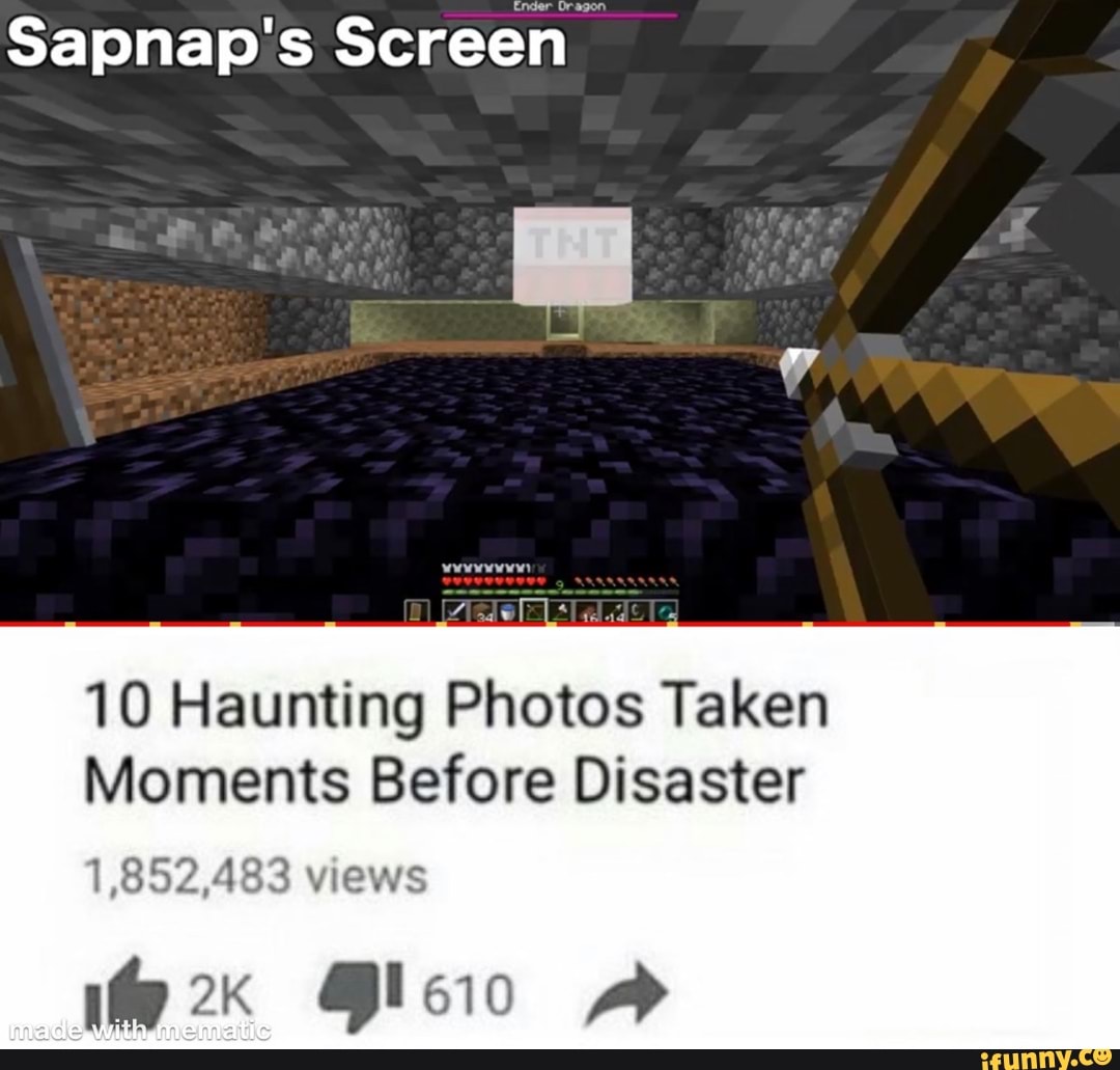 Sapnap's Screen 10 Haunting Photos Taken Moments Before Disaster ...