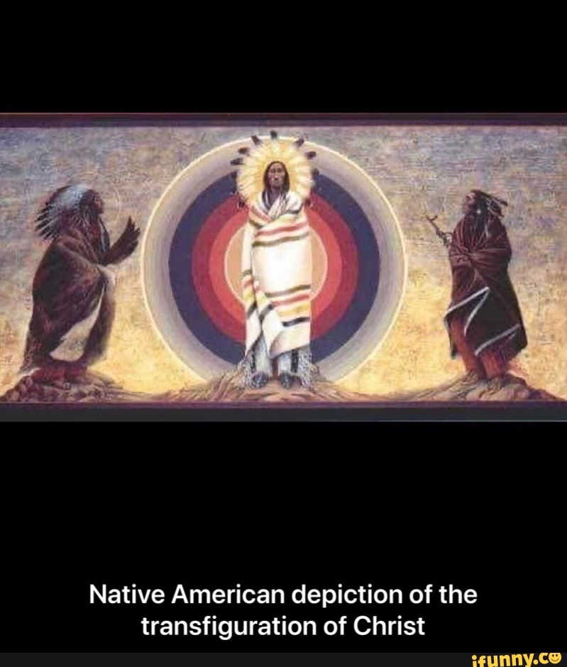 Native American depiction of the transfiguration of Christ - Native ...