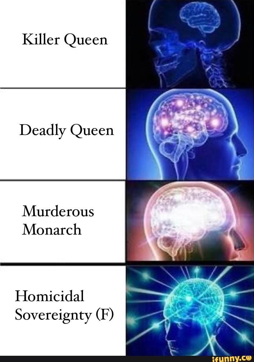 Killer Queen Deadly Queen Murderous Monarch Homicidal Sovereignty (F ...
