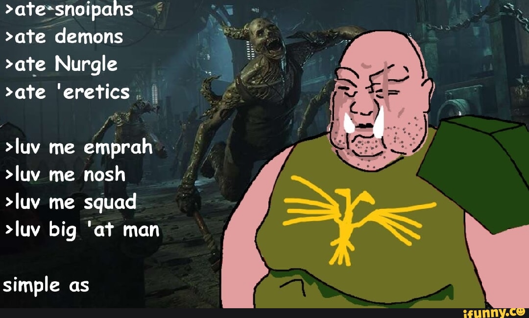 Ogryn memes. Best Collection of funny Ogryn pictures on iFunny
