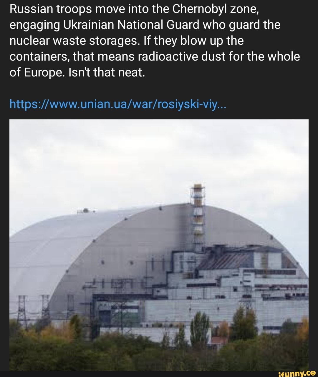 Russian troops move into the Chernobyl zone, engaging Ukrainian ...