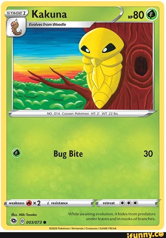 Pokemon Weedle Evolution