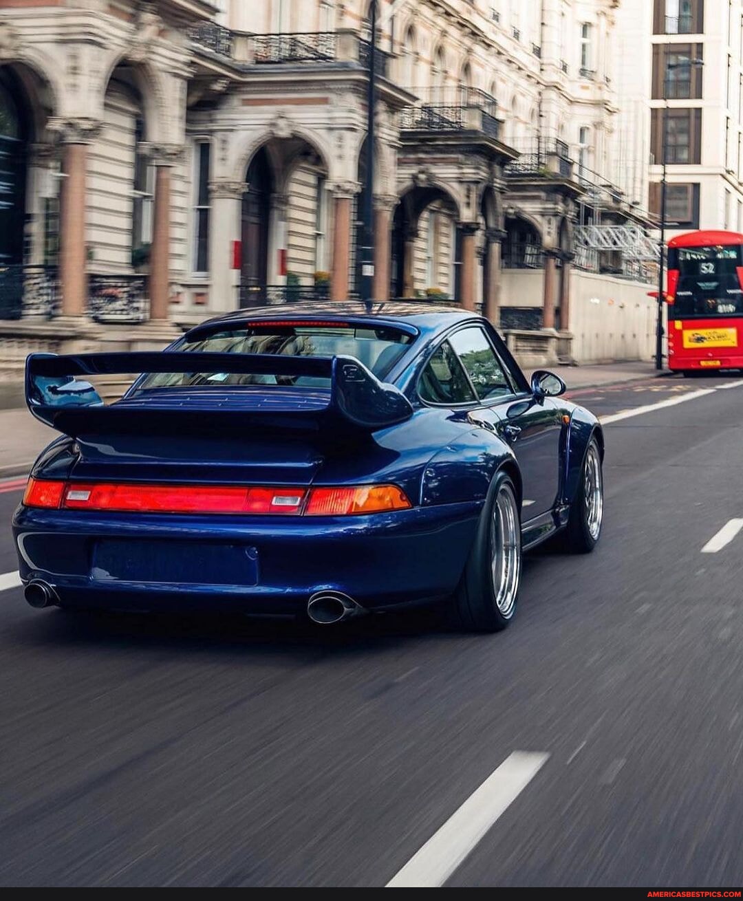 Porsche 993 GT (aka "GT2") finished in PTS Iris Blue Metallic PC ...