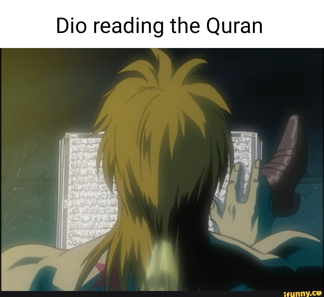 Dio reading the Quran - iFunny