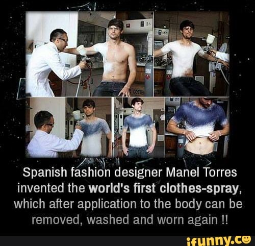 Spanish fashion designer Manel Torres invented the world's first ...