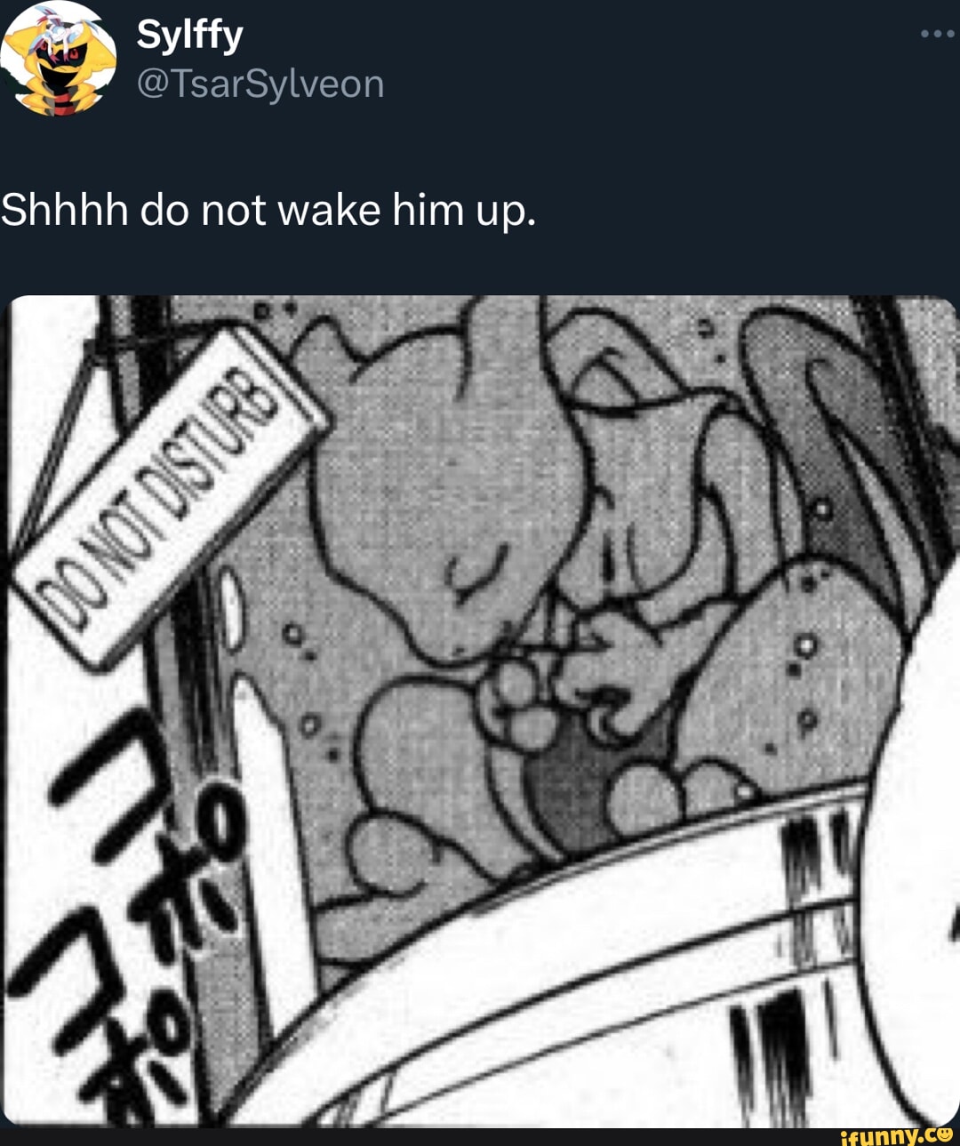 Shhhh do not wake him up. - iFunny