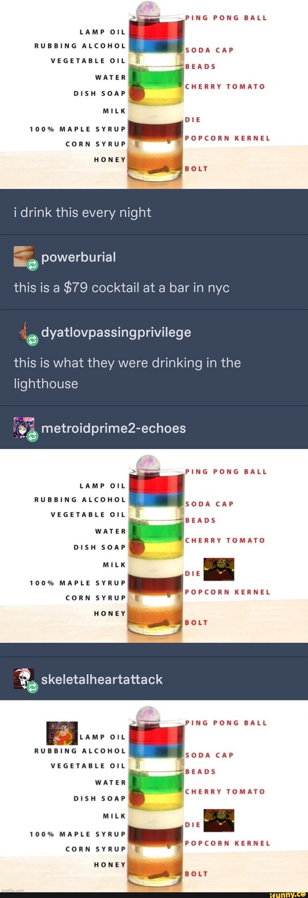 PING PONG BALL LAMP OIL RUBBING ALCOHOL SODA CAP VEGETABLE OIL I ...