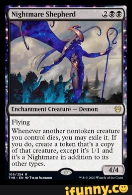 Nightmare Shepherd Zee) I Flying Whenever another nontoken creature you ...