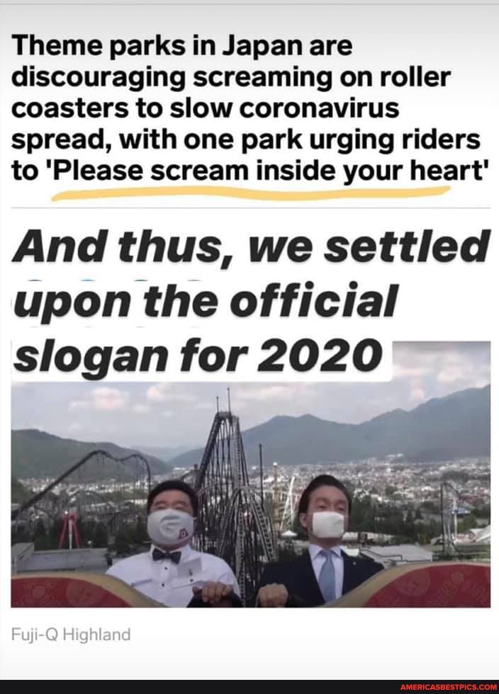 Please scream within your heart - Theme parks in Japan are discouraging ...