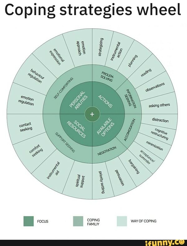 Coping strategies wheel - iFunny