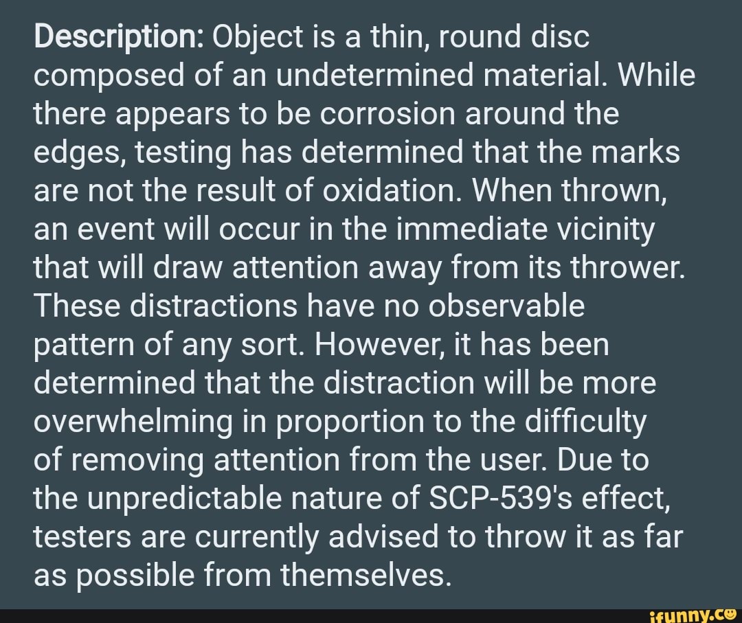 Scp539 memes. Best Collection of funny Scp539 pictures on iFunny