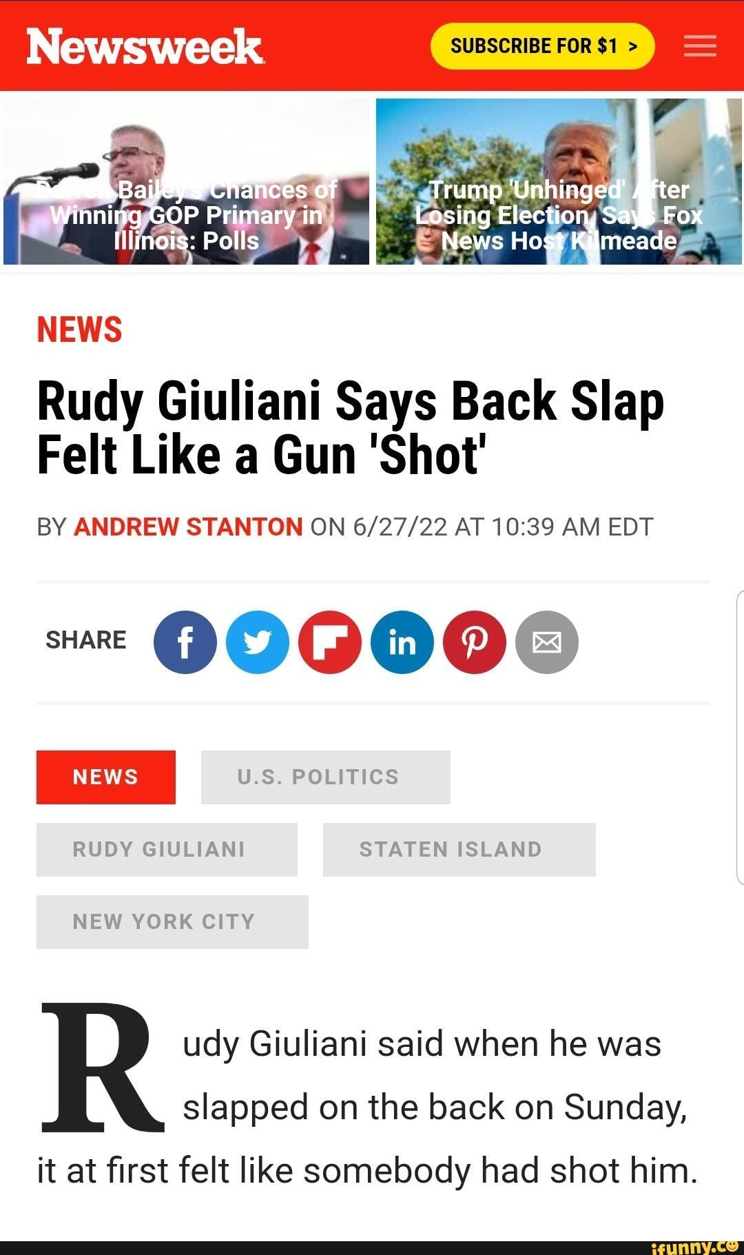 Rudy_giuliani memes. Best Collection of funny Rudy_giuliani pictures on ...