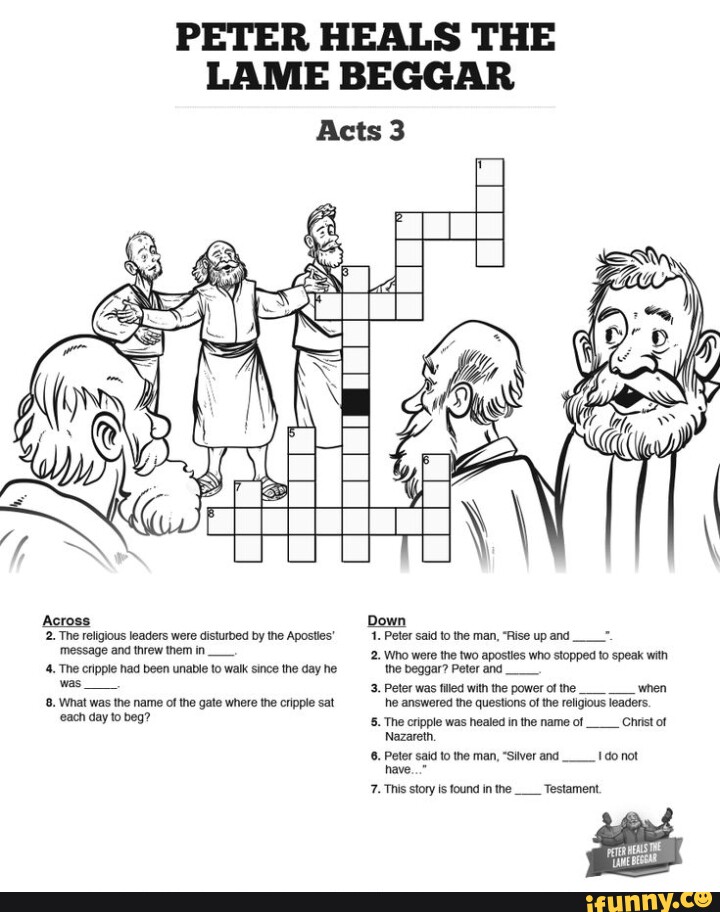PETER HEALS THE LAME BEGGAR Acts 3 2. The religious leaders were ...