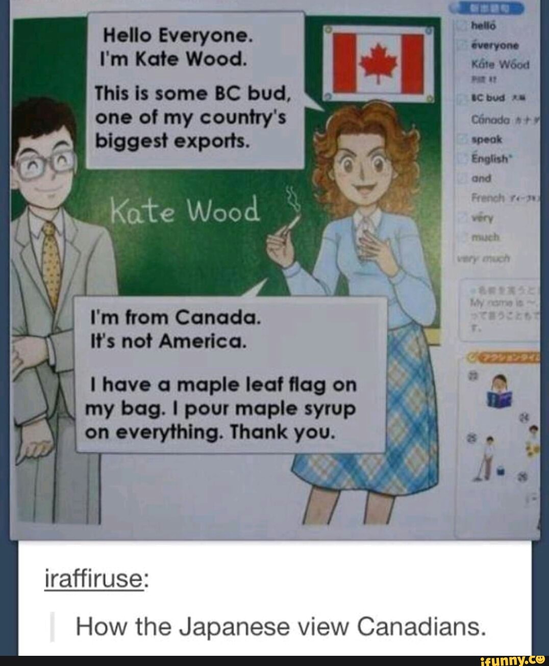 Hello Everyone. I'm Kate Wood. This is some BC bud, one of my country's ...