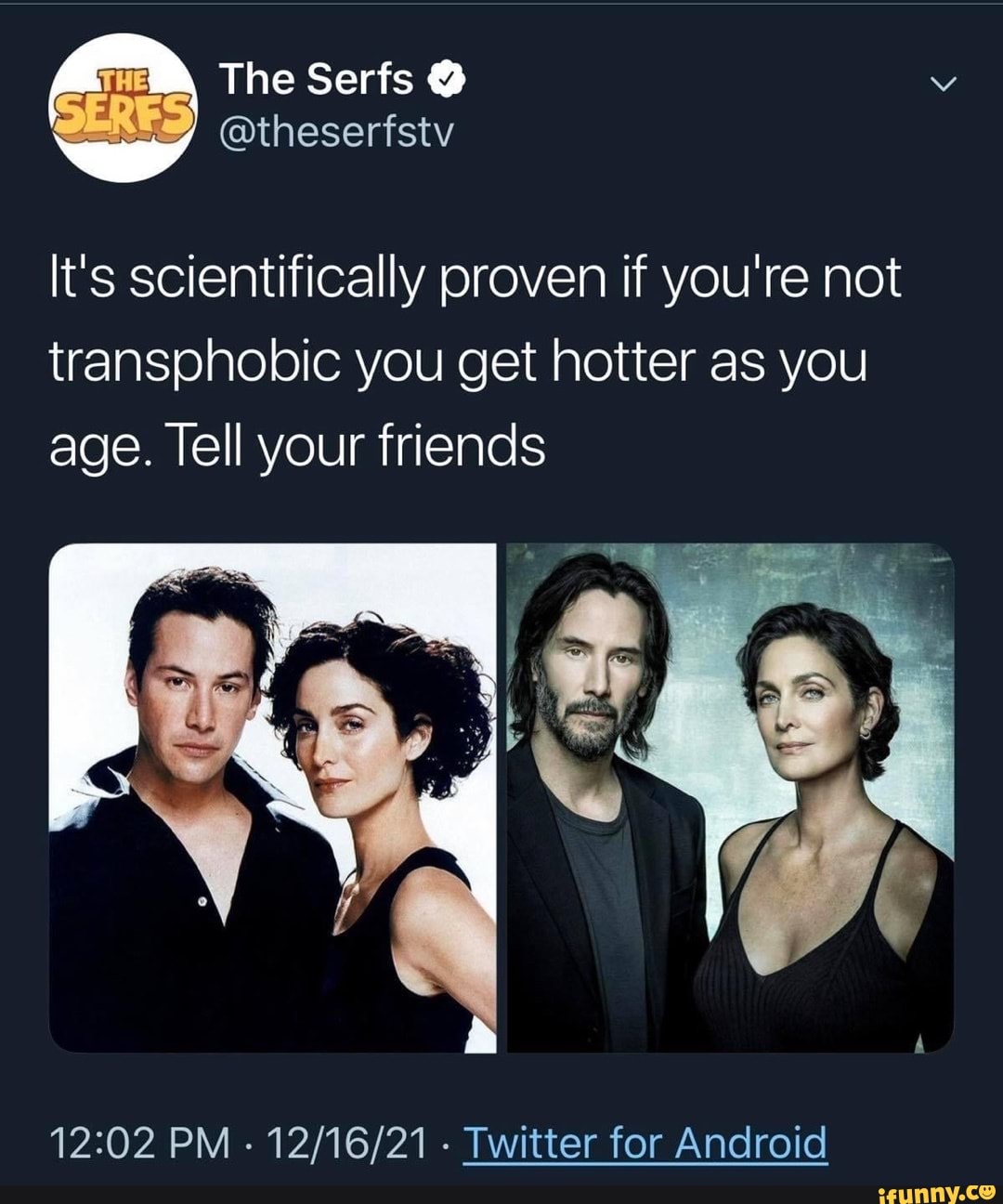 The Serfs SERE @theserfstv The Serfs It's scientifically proven if you ...