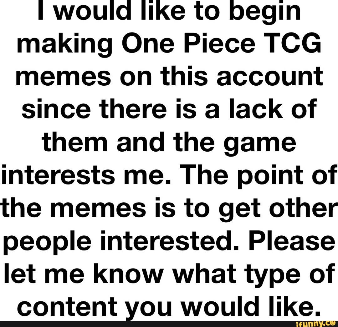 Onepiecetcg memes. Best Collection of funny Onepiecetcg pictures on iFunny