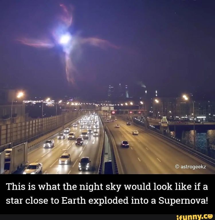 This is what the night sky would look like if a star close to Earth ...