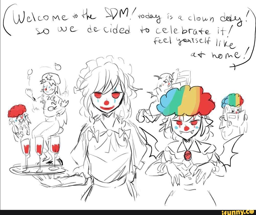 Welcome the SVM is @ clown / so We de tided celebrate it / Feel ...