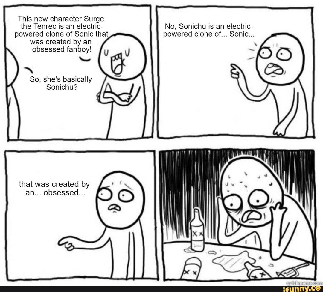 This new character Surge the Tenrec is an electric- No, Sonichu is an ...