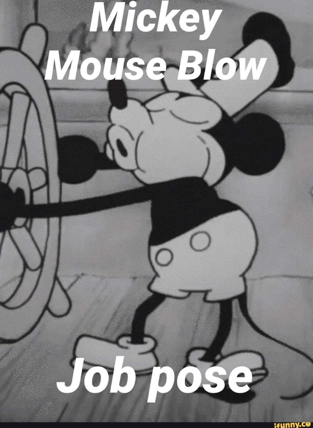 Mickey Mouse Blow Job pose - iFunny