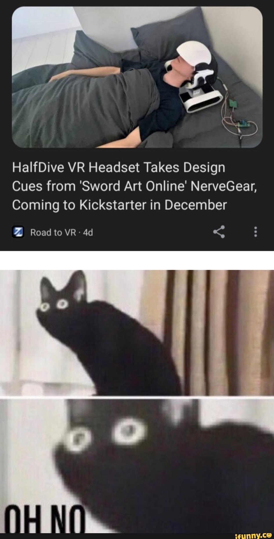 HalfDive VR Headset Takes Design Cues from 'Sword Art Online' NerveGear ...