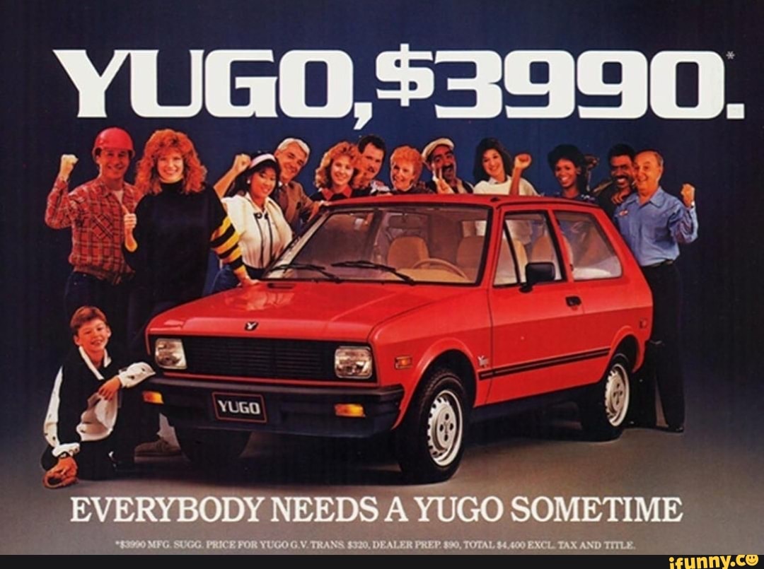Yugo memes. Best Collection of funny Yugo pictures on iFunny