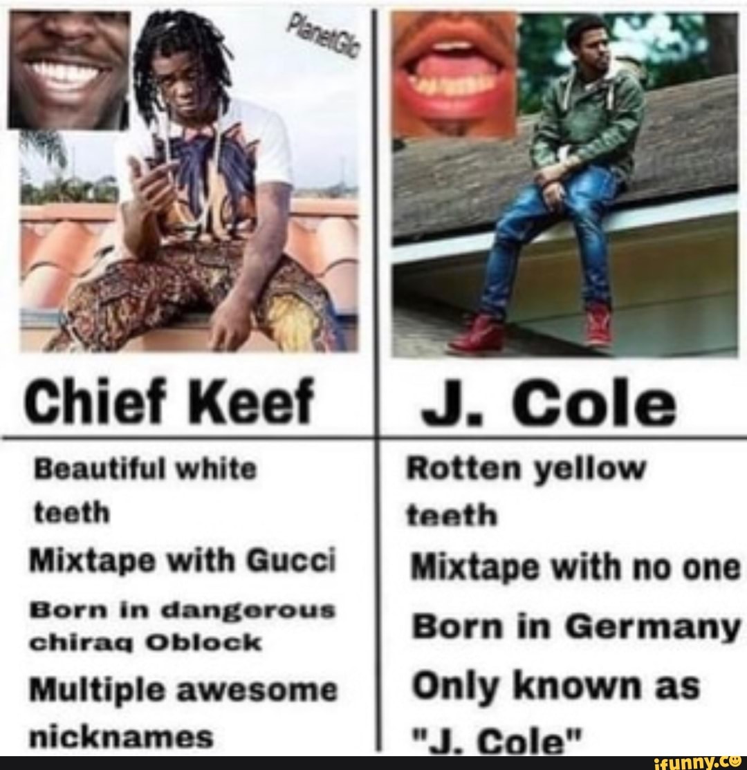 J Cole Teeth