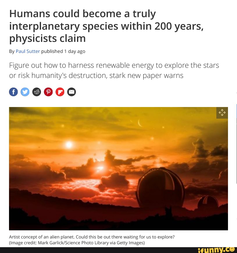 Humans could become a truly interplanetary species within 200 years ...