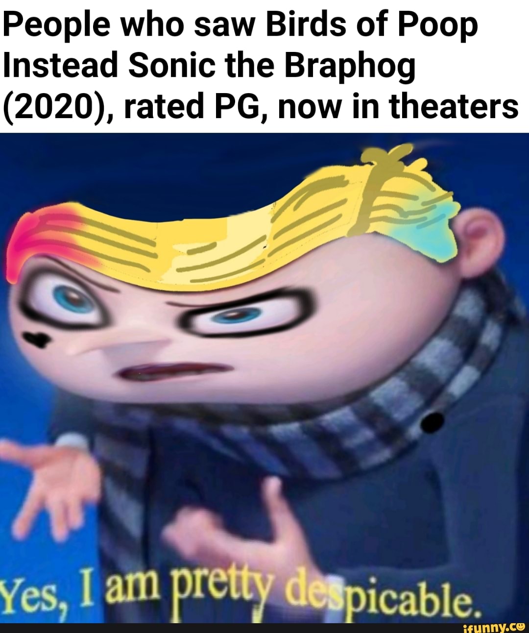 People who saw Birds of Poop Instead Sonic the Braphog (2020), rated PG ...