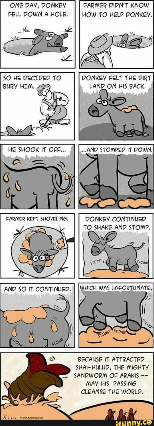 ONE DAY, DONKEY FARMER DIDN'T KNOW FELL DOWN A HOLE. HOW TO HELP DONKEY ...