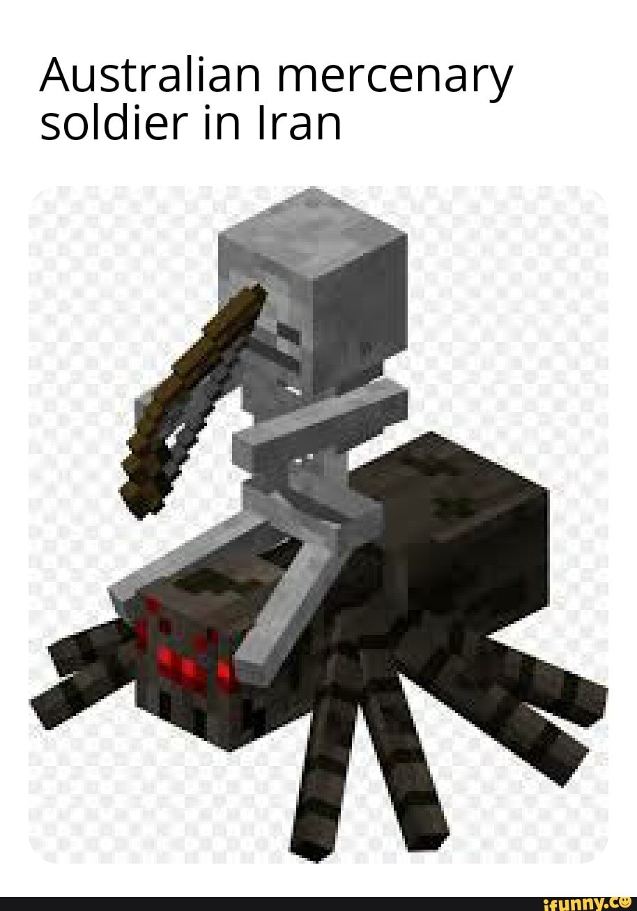 Australian mercenary soldier in Iran - iFunny