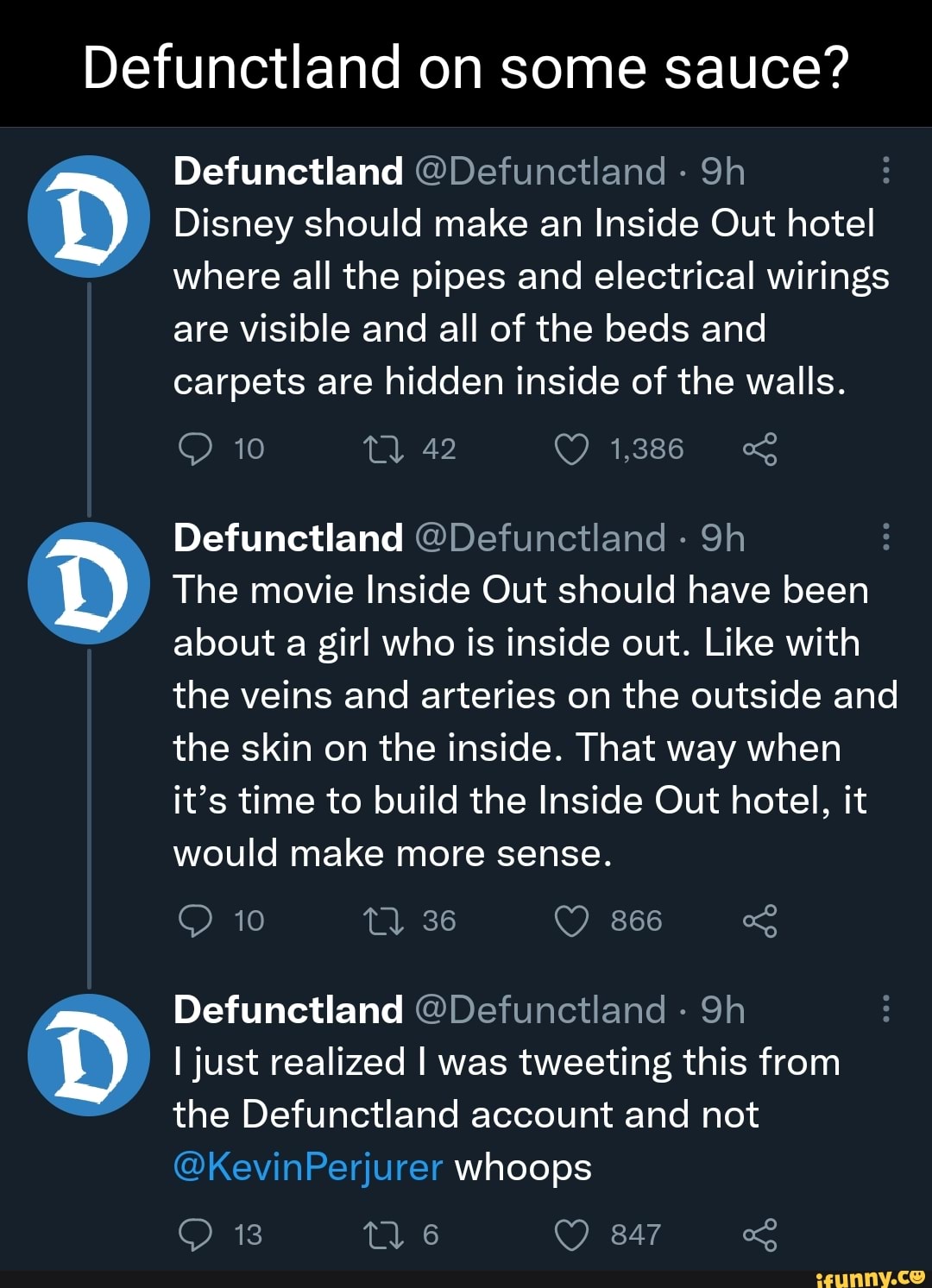 Defunctland on some sauce? Defunctland Disney should make an Inside Out ...