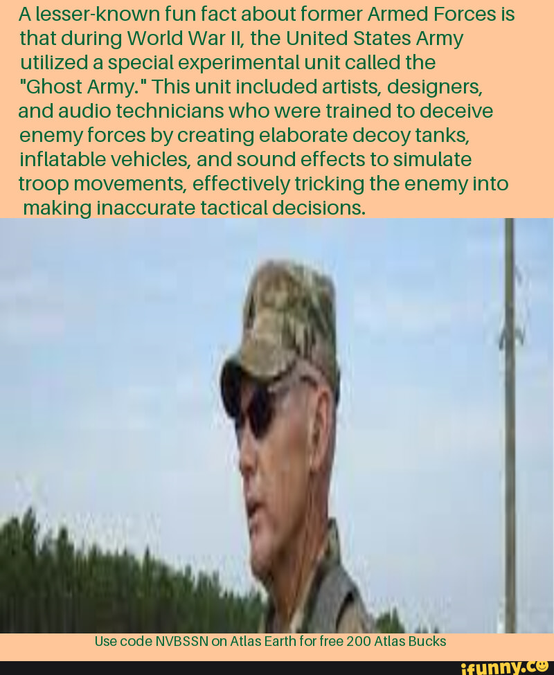 A lesser-known fun fact about former Armed Forces is that during World ...