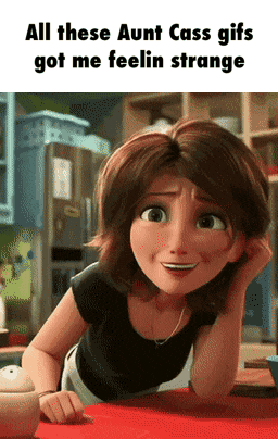 All these Aunt Cass gifs got me feelin strange - iFunny