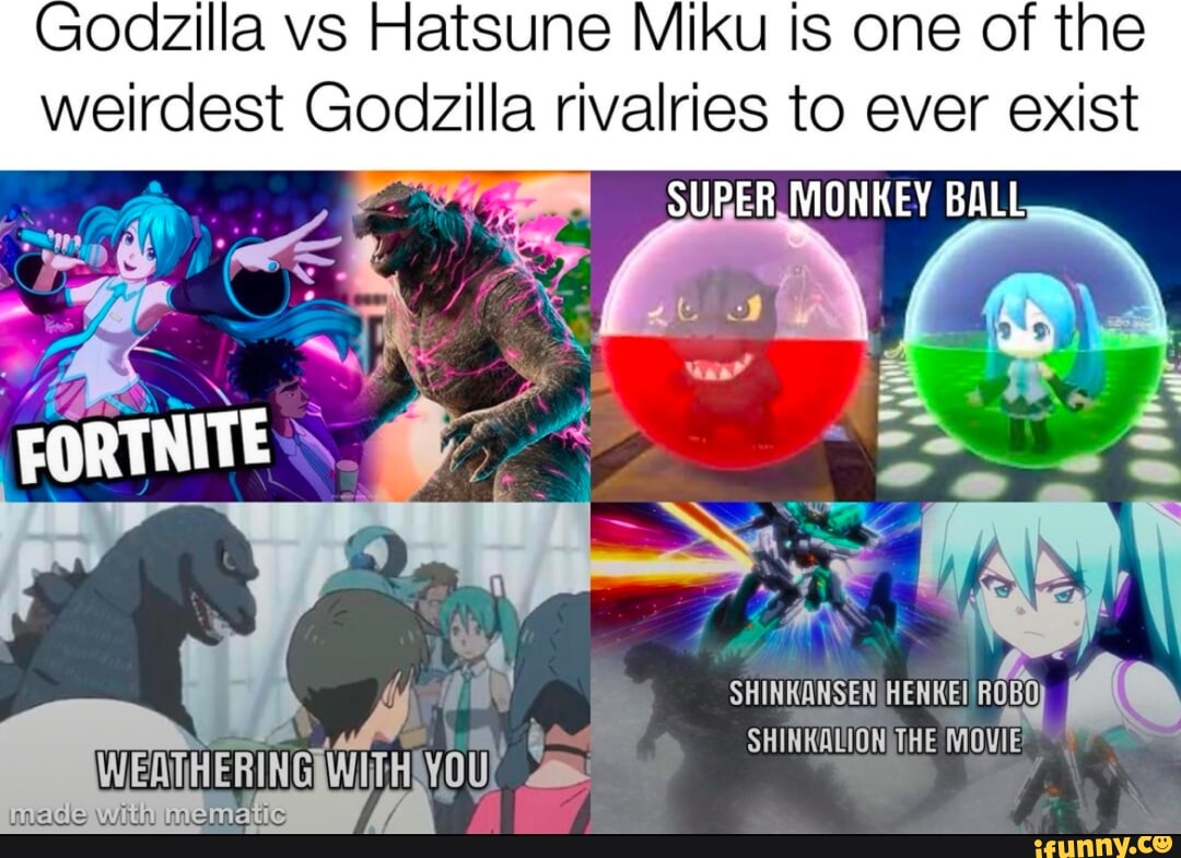 Godzilla vs Hatsune Miku Is one of the weirdest Godzilla rivalries to ...