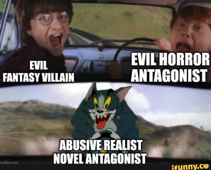EVIL EVIL HORROR FANTASY VILLAIN ANTAGONIST ABUSIVE! REALIST NOVEL ...