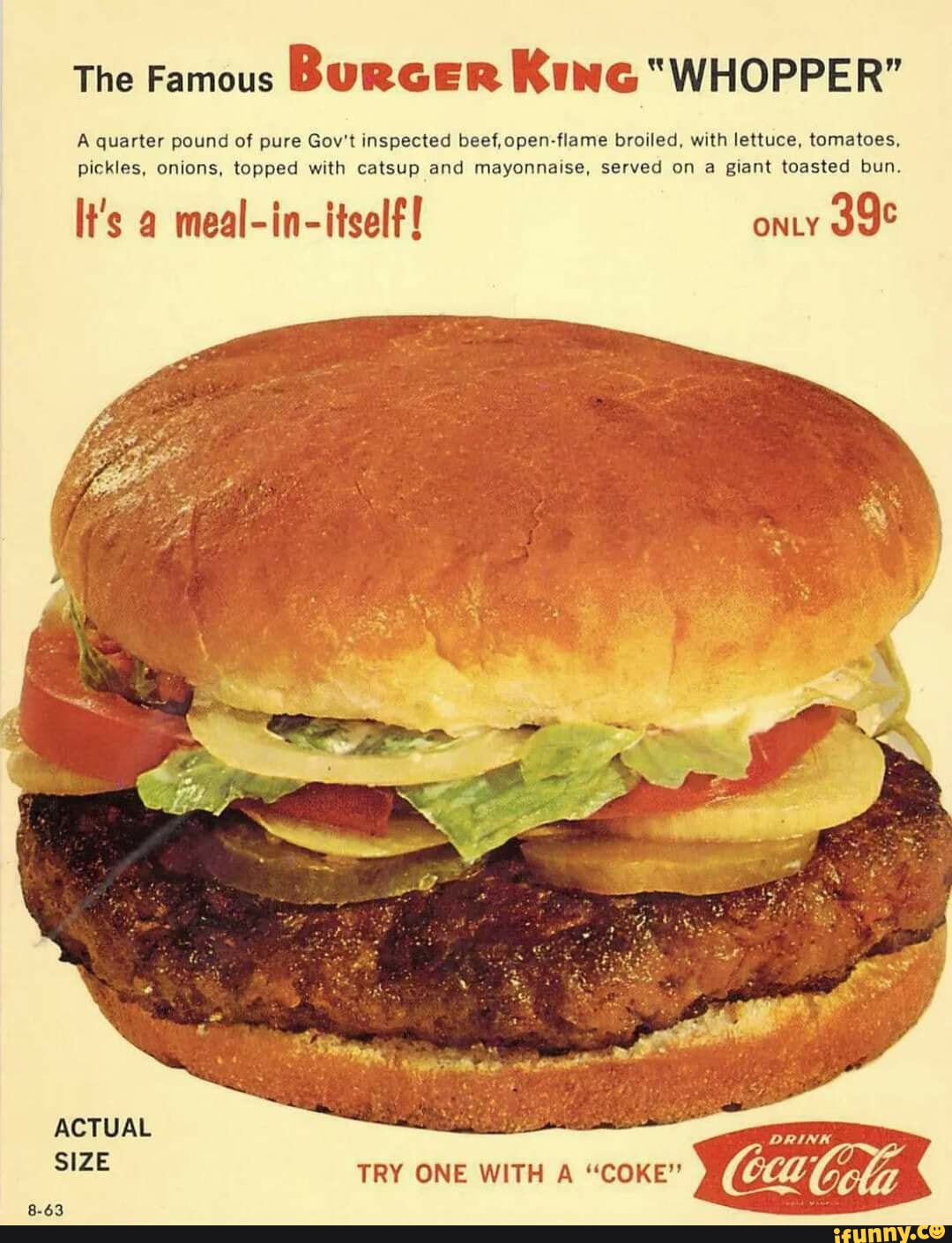 Whopper memes. Best Collection of funny Whopper pictures on iFunny