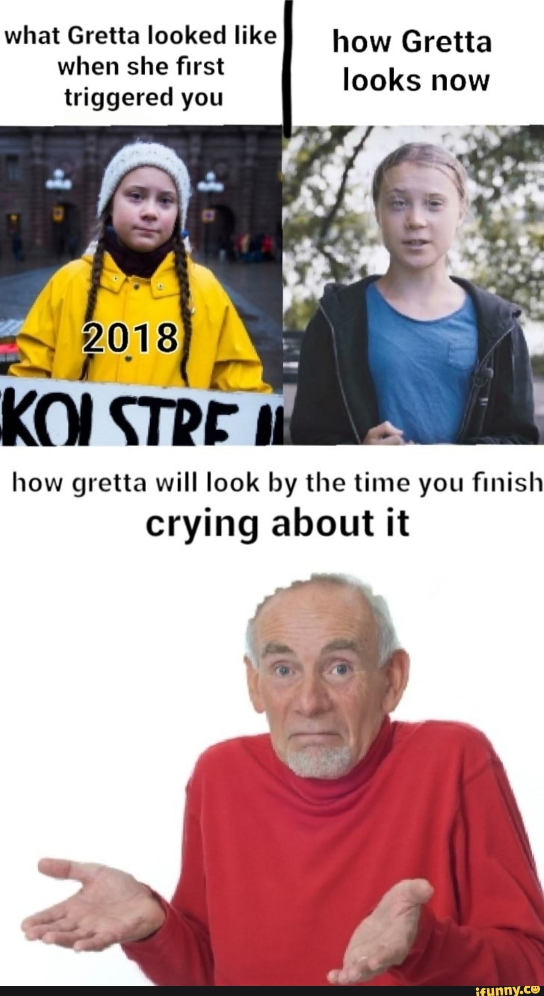 What Gretta looked like how Gretta looks now when she first triggered ...