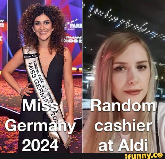 Mi8s. Random Germany cashier 2024 at Aldi - iFunny