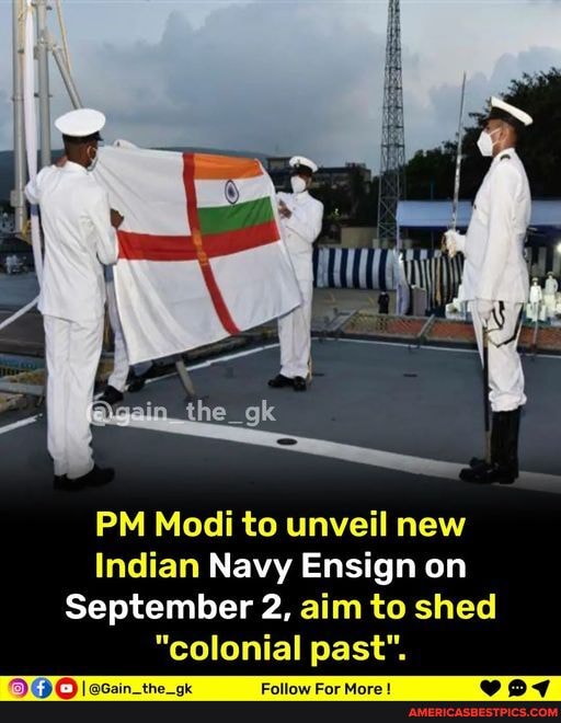 Did you know - PM Modi to unveil new Indian Navy Ensign on September 2 ...