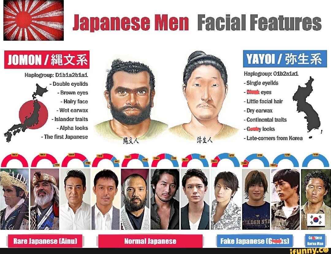 OMON Haplogroup: Dibia2biai - Double eyelids - Brown eyes Hairy face ...