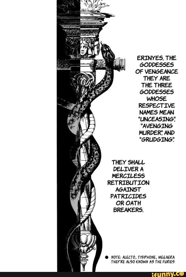 ERINYES, THE GODDESSES OF VENGEANCE THEY ARE. THE THREE GODDESSES WHOSE ...