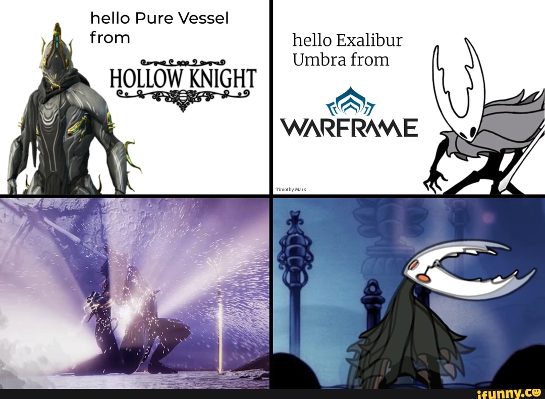 Hello Pure Vessel from hello Exalibur Umbra from HOLLOW KNIGHT ee 'Ay ...