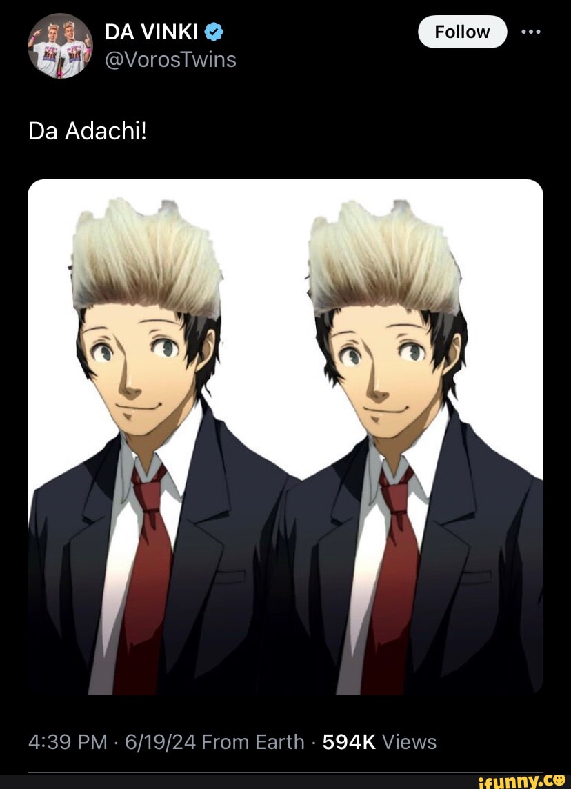 Adachi memes. Best Collection of funny Adachi pictures on iFunny